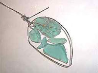 How to Wire Wrap Sea Glass Jewelry / The Beading Gem
