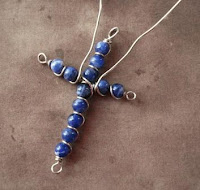 Cross Pendant Tutorials- From Wire Work to Beaded Tatting / The Beading Gem