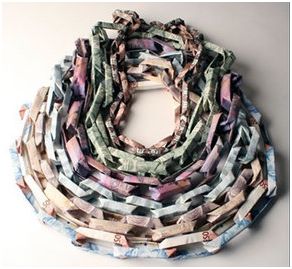 Origami Banknote Jewelry - The Beading Gem's Journal