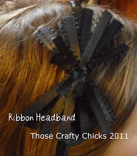 Those Crafty Chicks: Ribbon Headband Tutorial