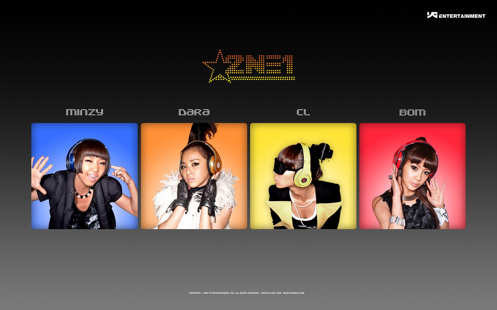 Korean Album Arts: 2NE1 albums