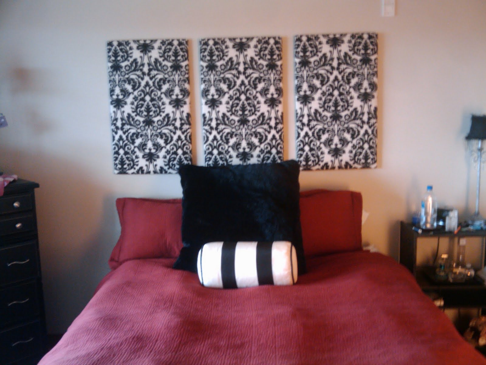 Live to Love to Craft: Faux Headboard Art