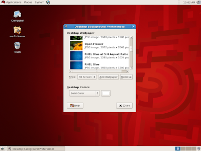 Vitou's personal records: Linux home screen