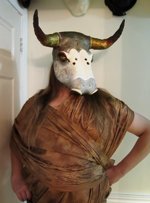 Random Colours: DIY- Minotaur Halloween costume