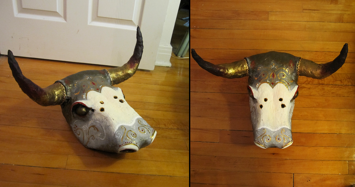 Random Colours: DIY- Minotaur Halloween costume