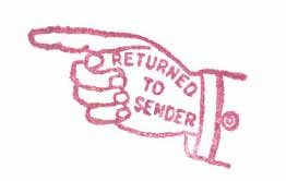 spiritually directed...: return to sender
