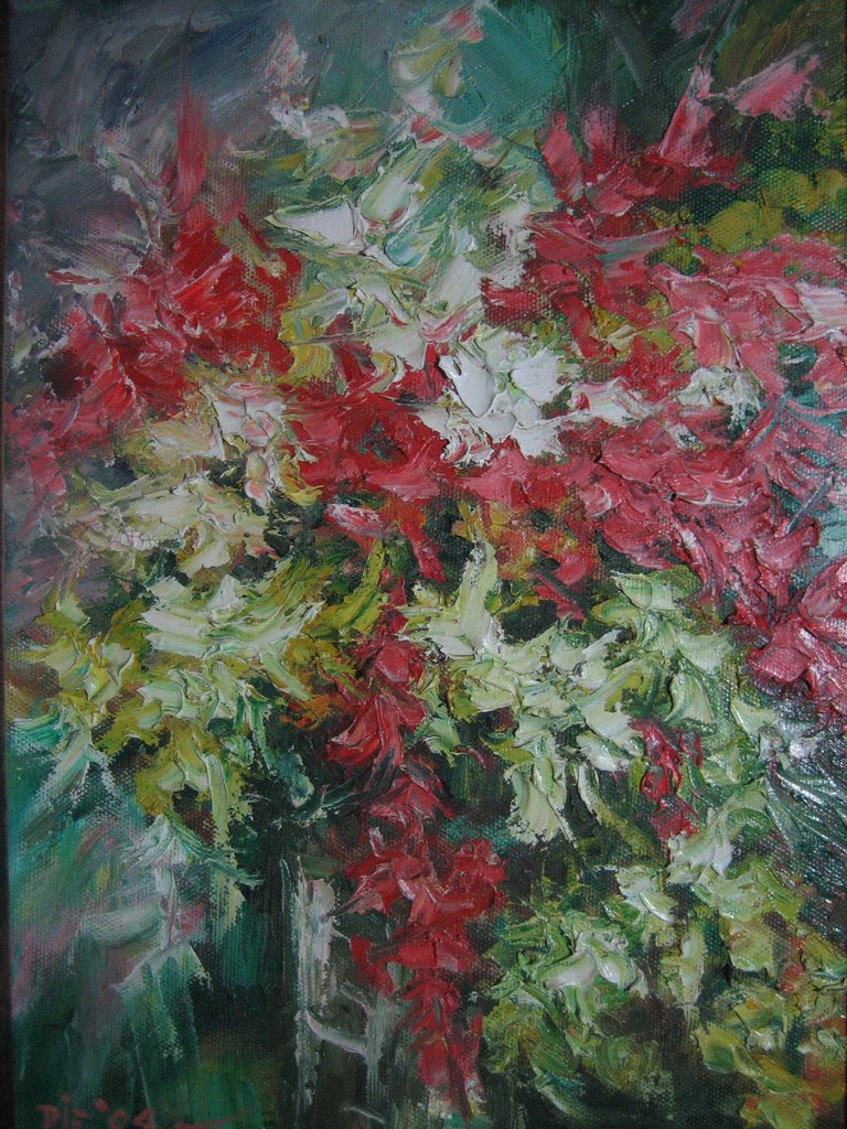 desain art and fun: Lukisan Bunga