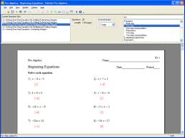 Education World: All about : Pre algebra worksheets print