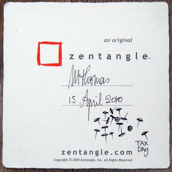 Zentangle: Tacks Day