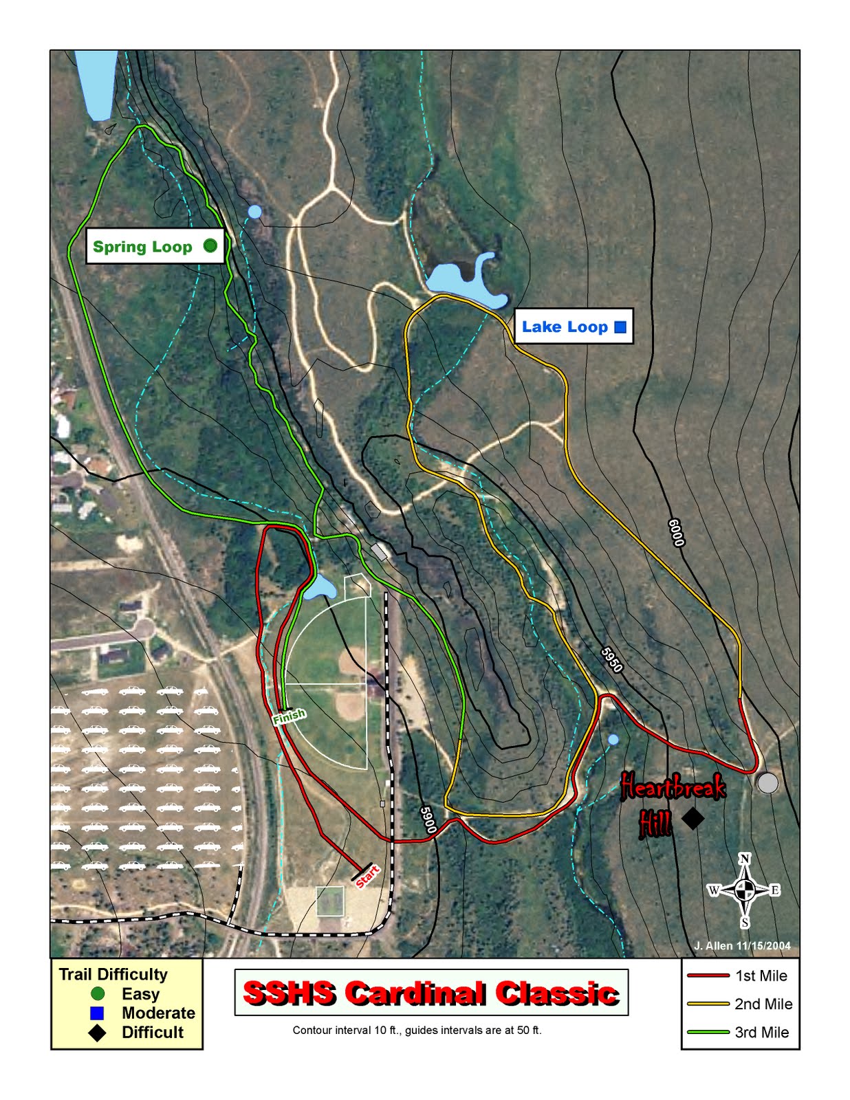 2010 Cardinal Cross Country: 2010 Cardinal Classic and State XC Course