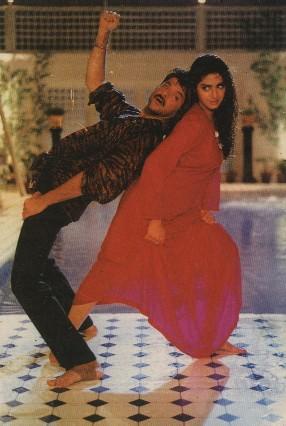 Sridevi: Sridevi, Raveena Tandon and Anil Kapoor in Laadla (1994)