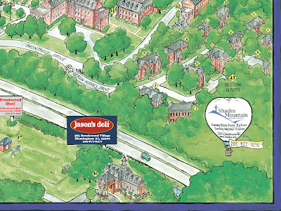 Garrison's Map Revisions: Samford University, 2008