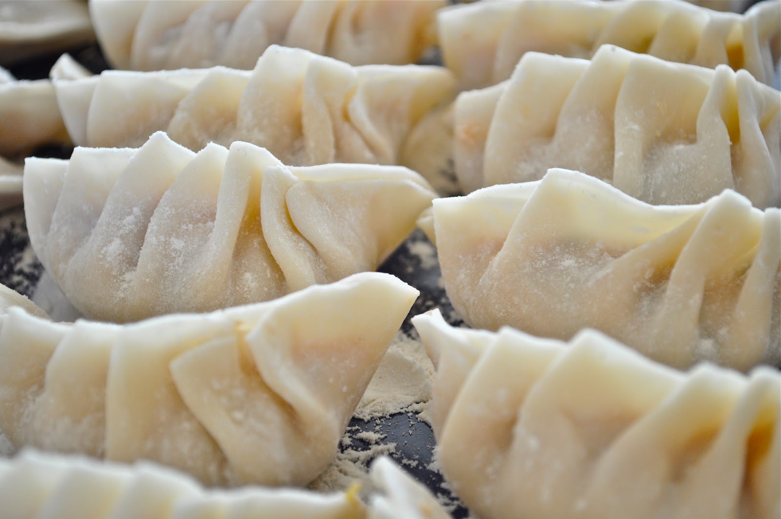 kimchicsisters: Korean Food: Homemade Mandoo (만두)