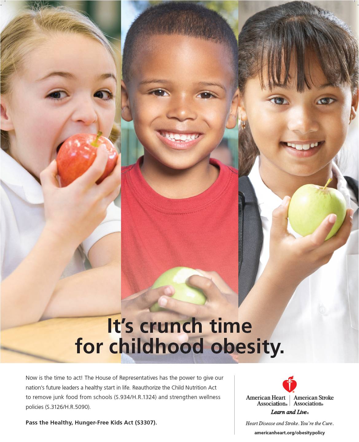 Heart Disease and Stroke. You're The Cure.: Child Nutrition Act Update ...