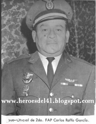 HEROES DEL 41: SUB OFICIAL DE 2º FAP CARLOS RAFFO GARCIA