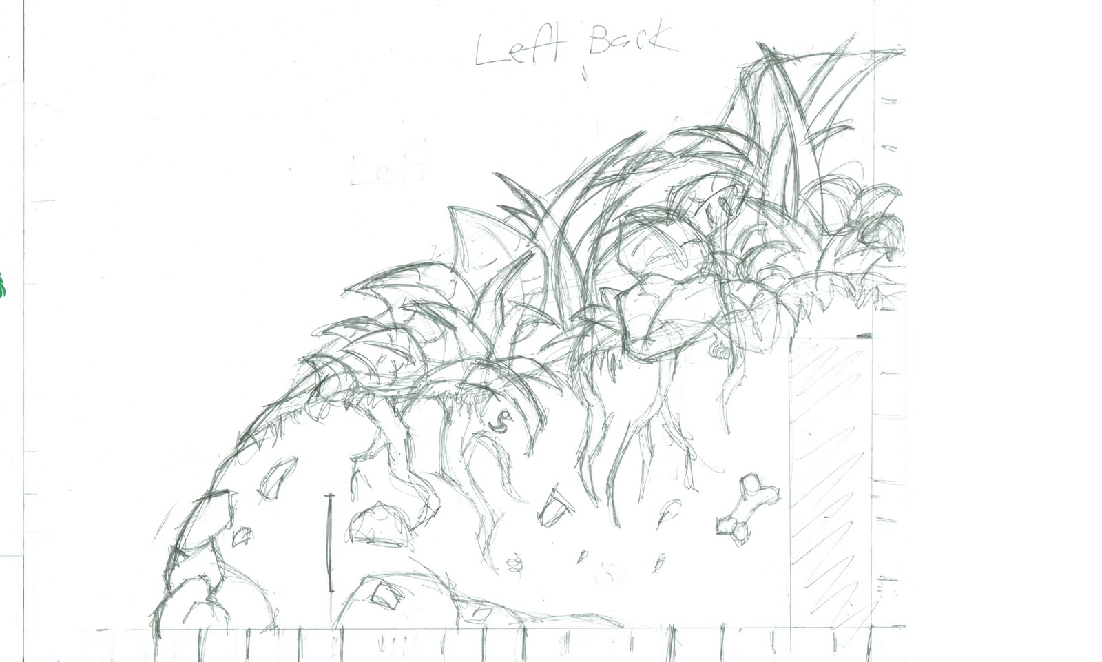 23 Hoof Prints: Pencil Layouts of 3D Paper Hatch