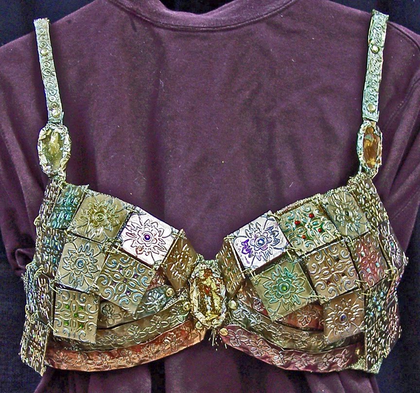 Novasblossoms Fiber Arts: Metal Bra Done!
