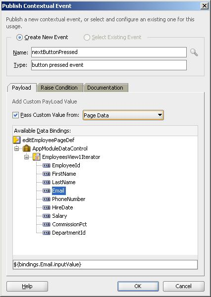 ADF 11g Contextual Event Framework: An Example