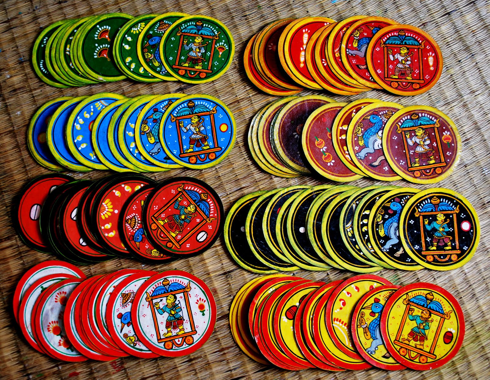 Madhurima's Reseach Project- 2010: Type of Ganjifa Cards