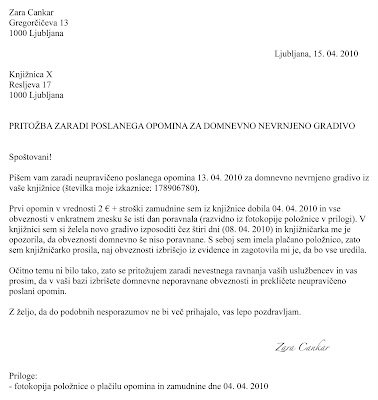 Kako napisati pritožbo?