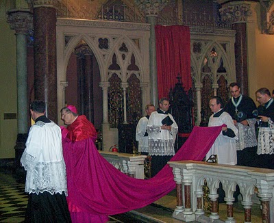 Abbey Roads: The majesty of the cappa magna.