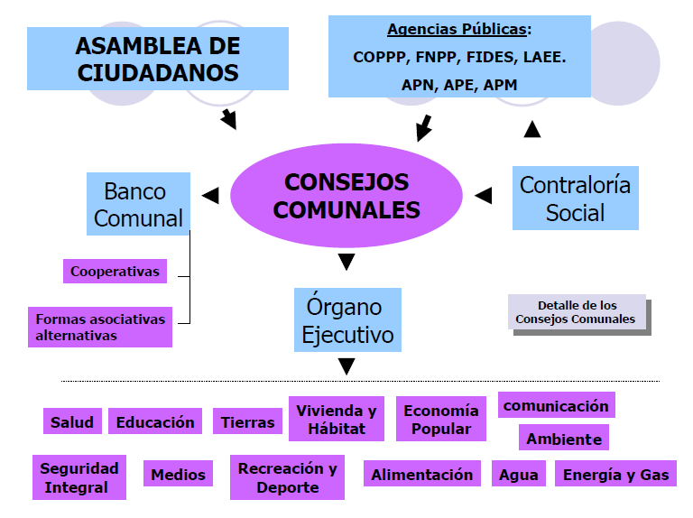 Consejo Comunal San Benito: Estructura Organizativa