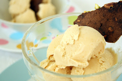 Helado de turrón - Tengo un horno y sé cómo usarlo