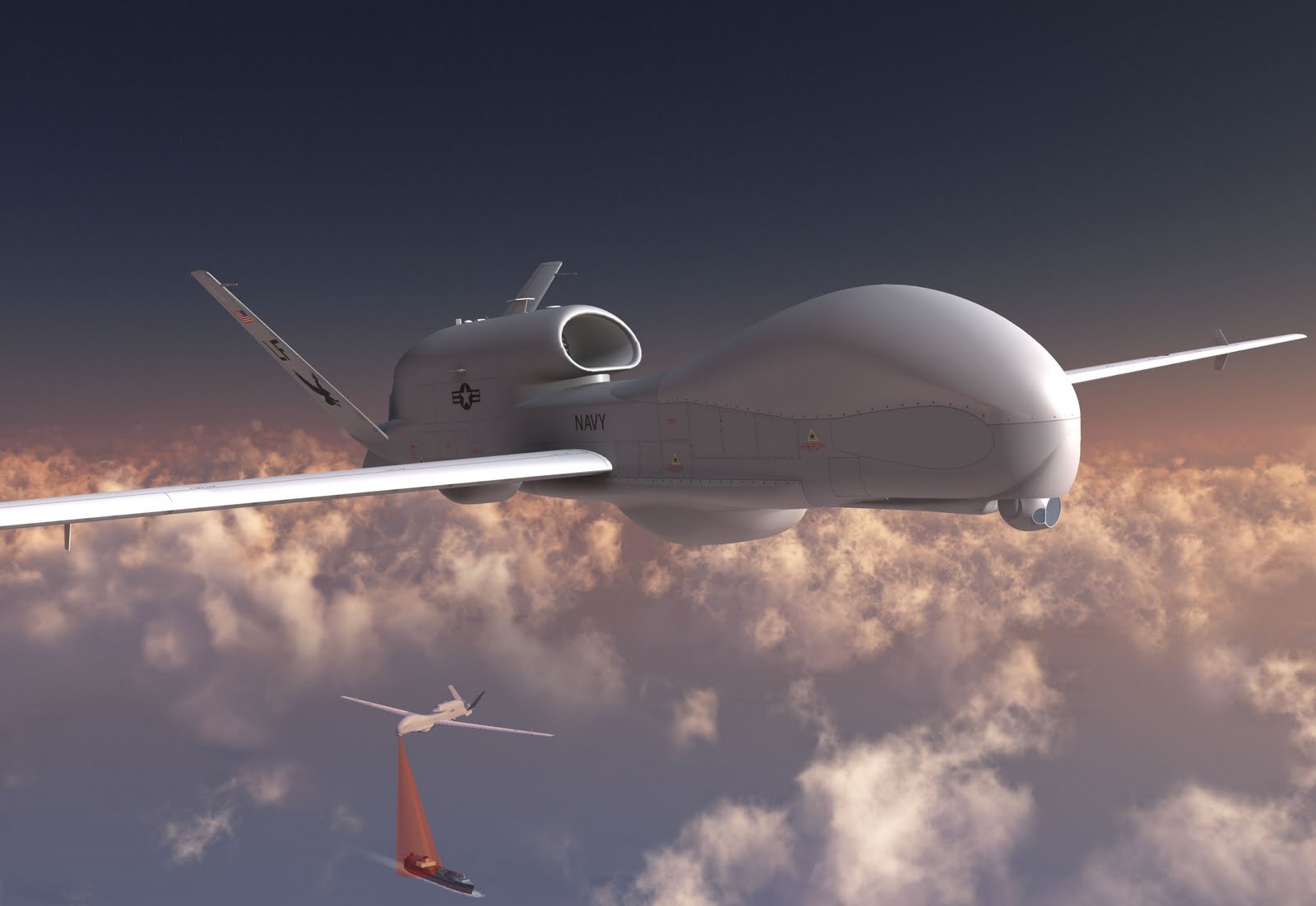 高高度情報収集UAV運用で米海軍、空軍が共同運用に動く