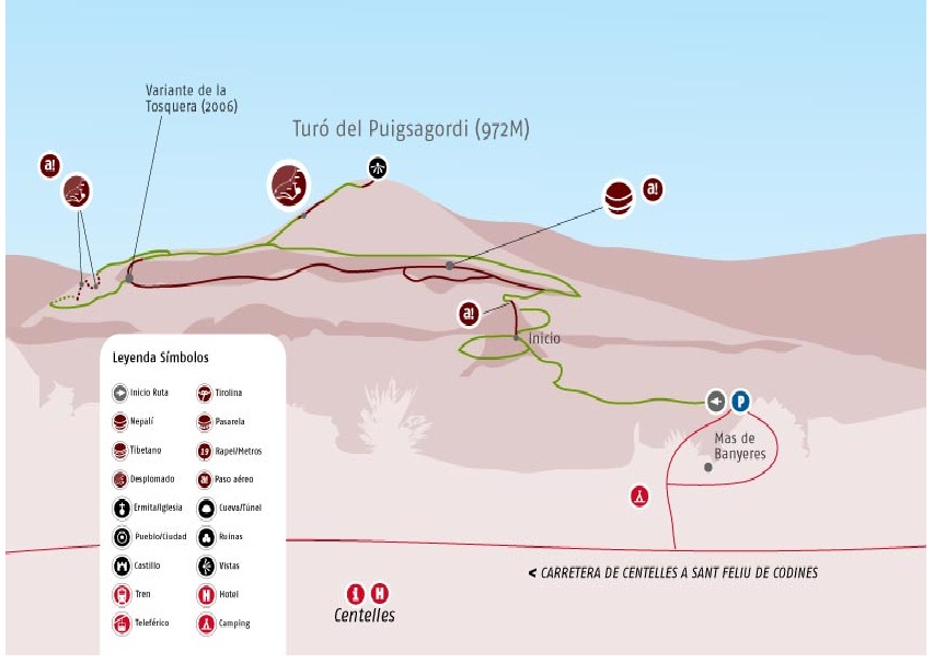 Turismo & Naturaleza: VIA FERRATA DE LES BAUMES CORCADES