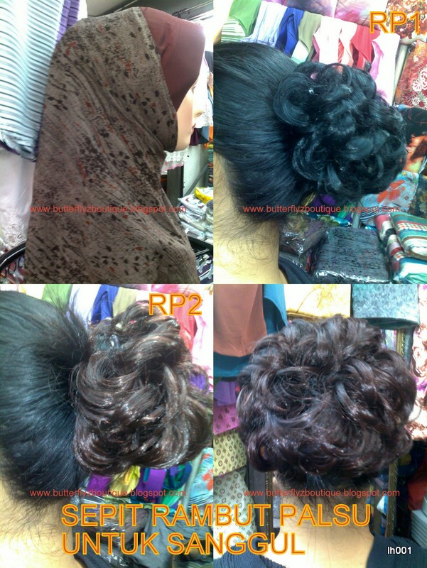BUTTERFLYZ BOUTIQUE: SEPIT SANGGUL RAMBUT PALSU
