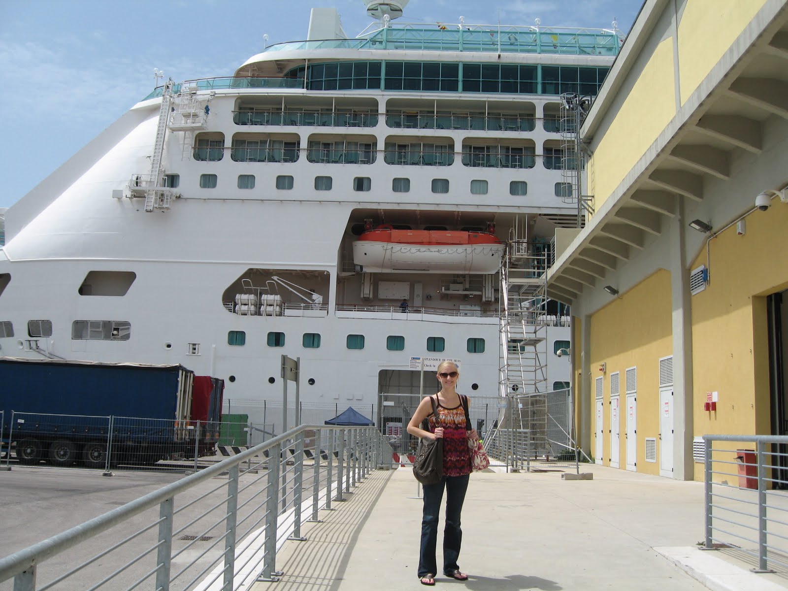 Steven & Kristin: Boarding the Cruise Ship