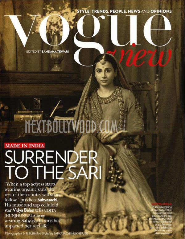 Vidya Balan Vogue Magazine Scans November 2010 - Hot PHOTOSHOOT ...