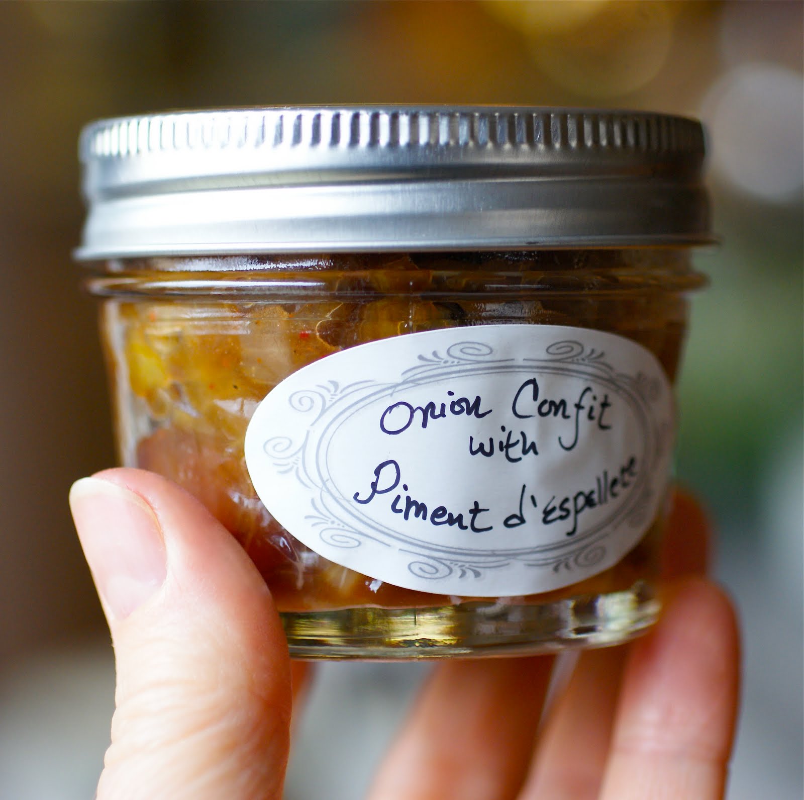 2 Stews: Onion Confit With Piment D'Espelette and Cherries