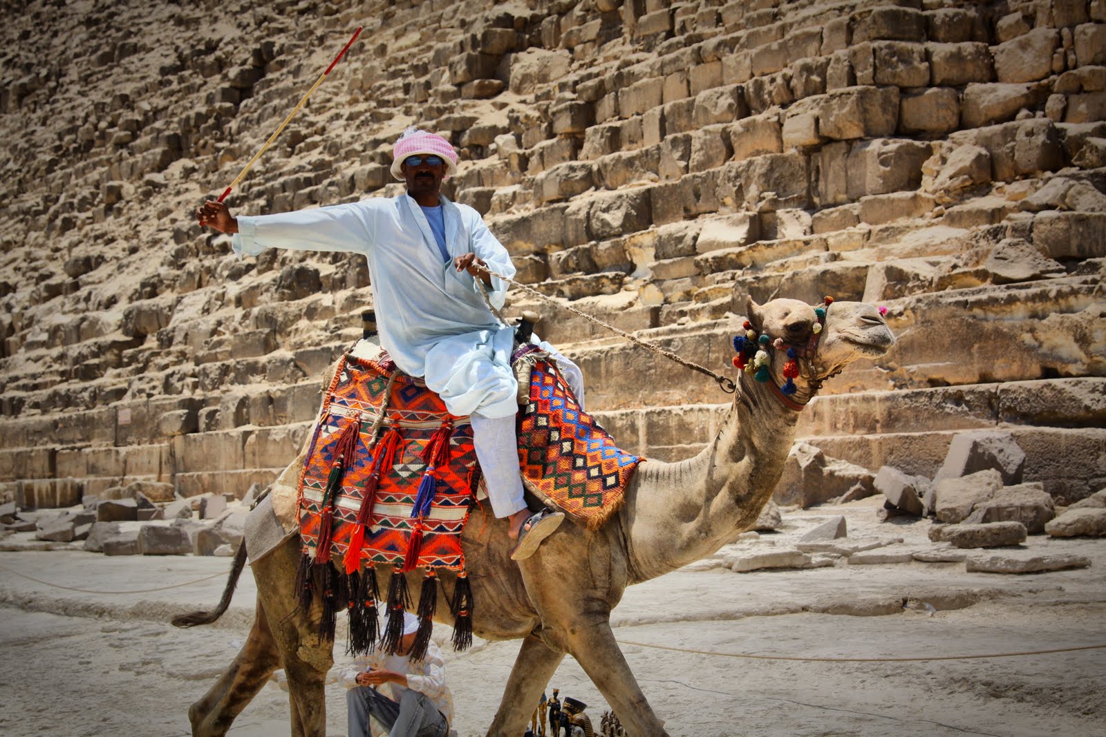 Photographia by Grigoris Reras: Camel Rider in Giza, Cairo, Egypt