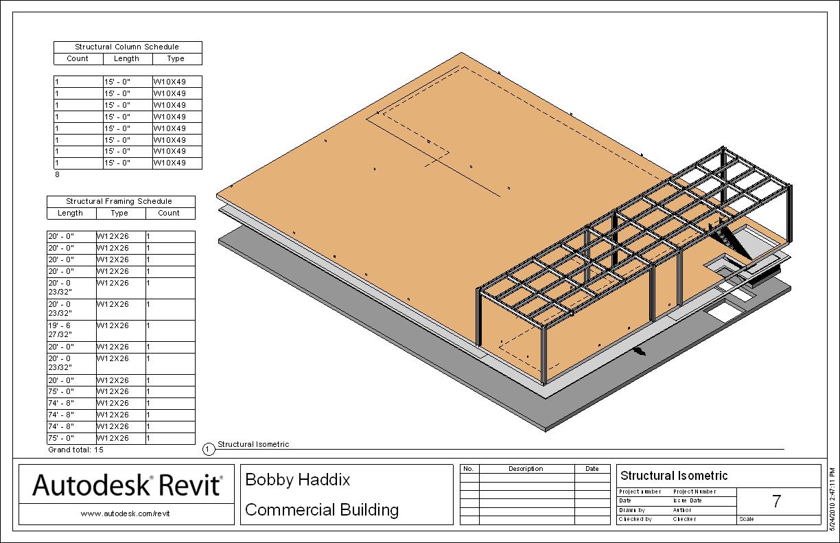 BH Class Blog: Structural Isometric Plan