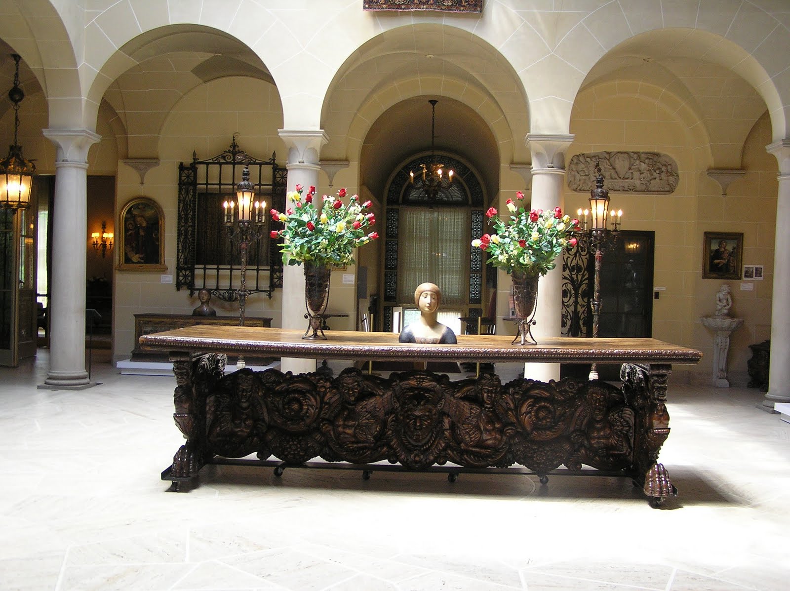 Stitching the Night Away in Illinois: Cuneo Museum Visit