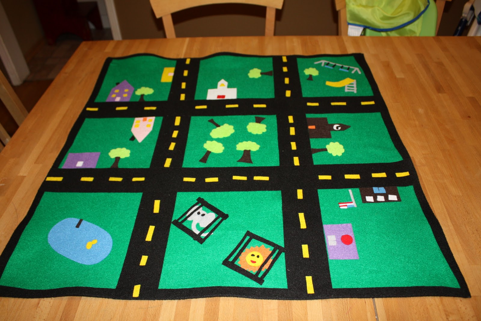 Diy Felt Car Play Mat at Carolyn Bey blog
