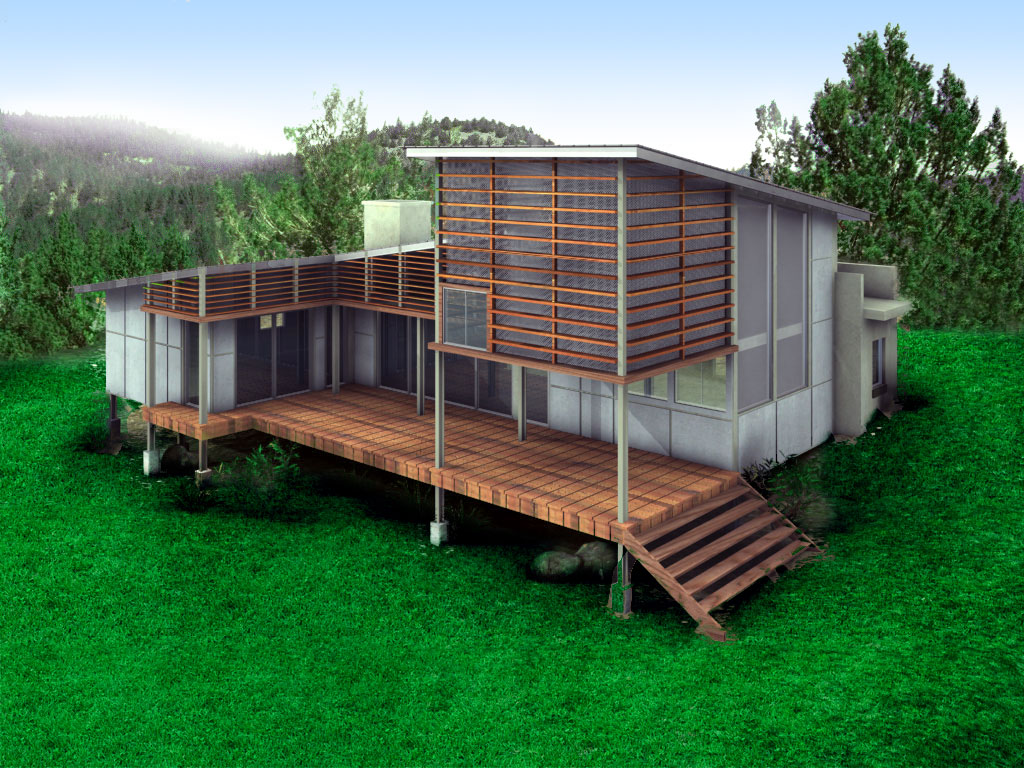 Pollution and Health: environmentally friendly house design