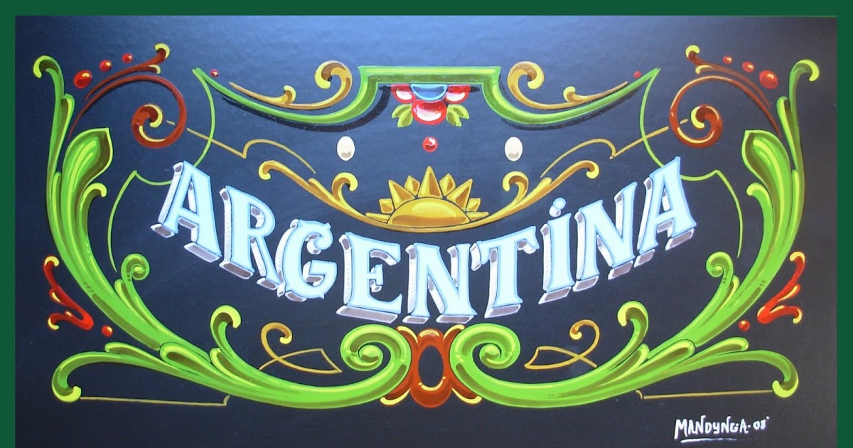 MANDYNGA - FILETEADO PORTEÑO - Artefileteado: ARGENTINA - Fileteado Porteño