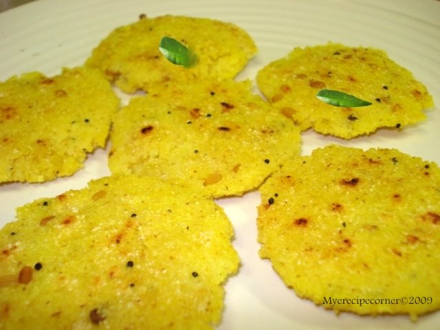 Mye's Kitchen: Rava Adai/ Sooji Snack