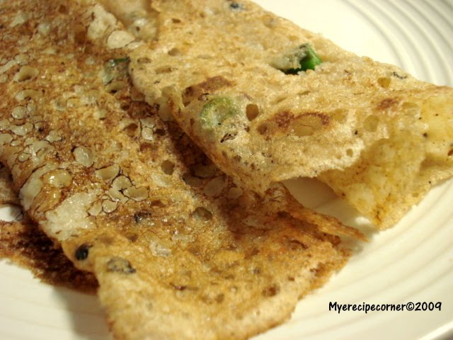 Mye's Kitchen: Rava Dosa/ South Indian Sooji Dosa.