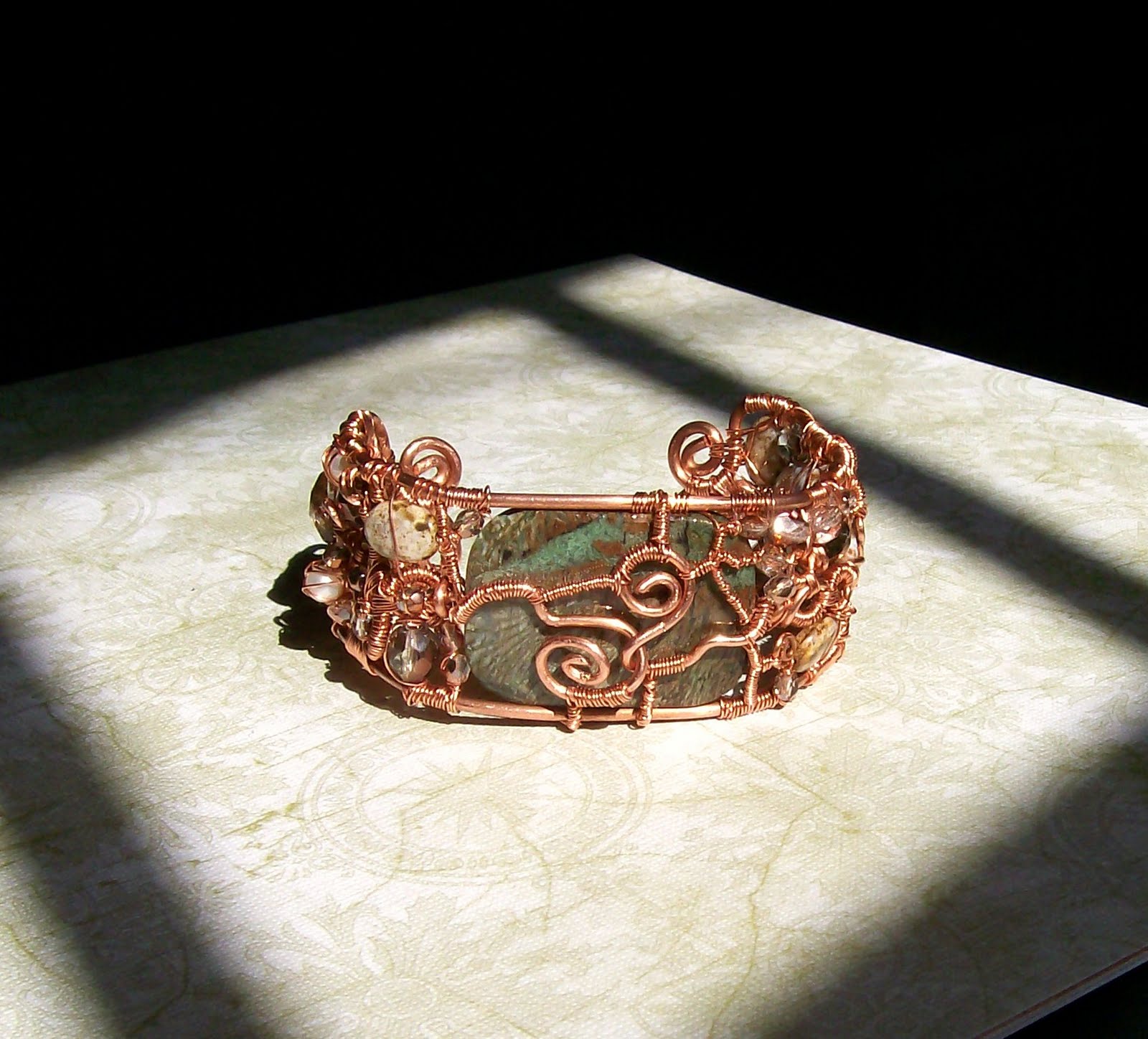 Reflections of Myself: Freeform Copper Wire Wrap