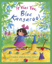 Momo celebrating time to read: It was you Blue Kangaroo by Emma ...