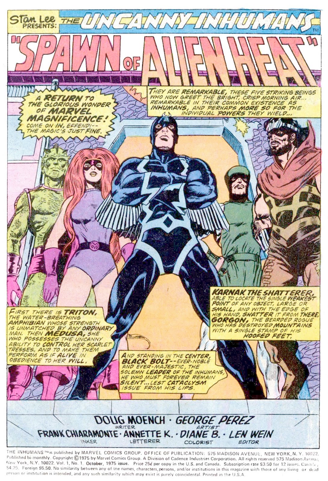 Diversions of the Groovy Kind: Making A Splash: Marvel Comics, July 1975