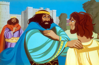 IMAGENS BÍBLICAS: ELIAS E O REI ACABE