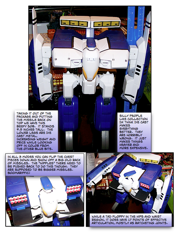 Wargame Dork: [Review Corner] Robotech/Mospeada Beta Fighter/Tread Toy