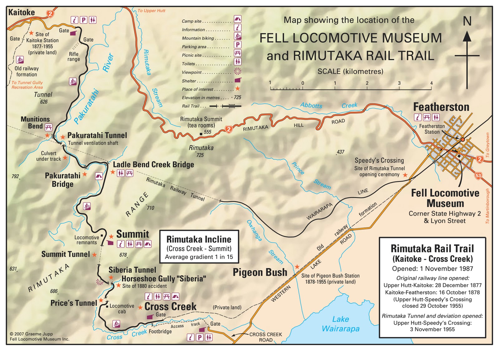 transpress nz: Rimutaka Incline map