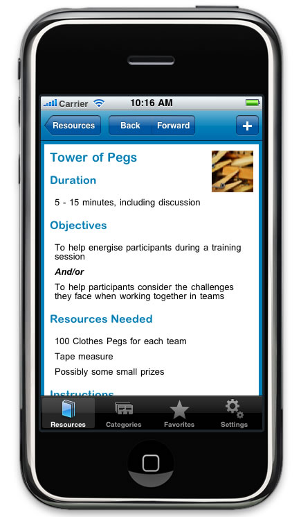 New iPhone App for Icebreakers, Energisers and Games! - Trainer Bubble