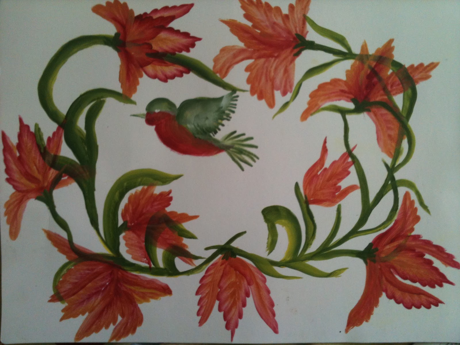 Geeths Gallery: One stroke painting