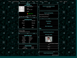 Cool myspace layouts | plain myspace layouts | Black myspace layouts